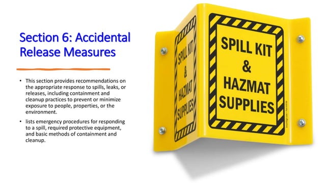 Safety Data Sheet ( SDS ) | PPTX | First Aid | Injuries