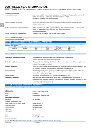 SAFETY DATA SHEET ECO134 | PDF