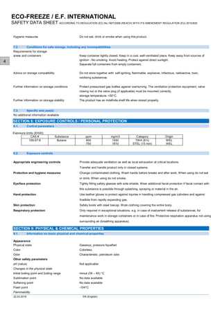 SAFETY DATA SHEET ECO22 | PDF