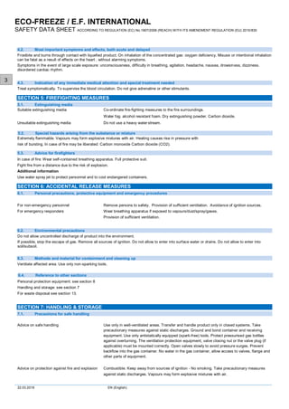 SAFETY DATA SHEET ECO32 | PDF