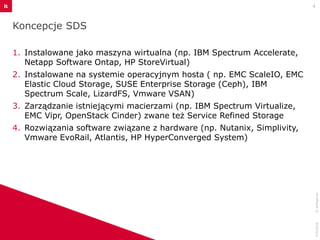 infraxstructure: Marcin Kaczmarek "SDS - Storage jako aplikacja." | PPT