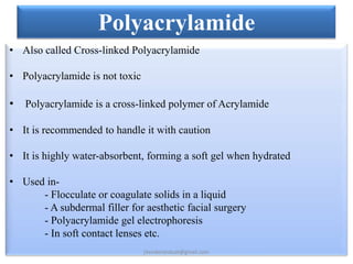 Poly-acrylamide Gel Electrophoresis | PPTX