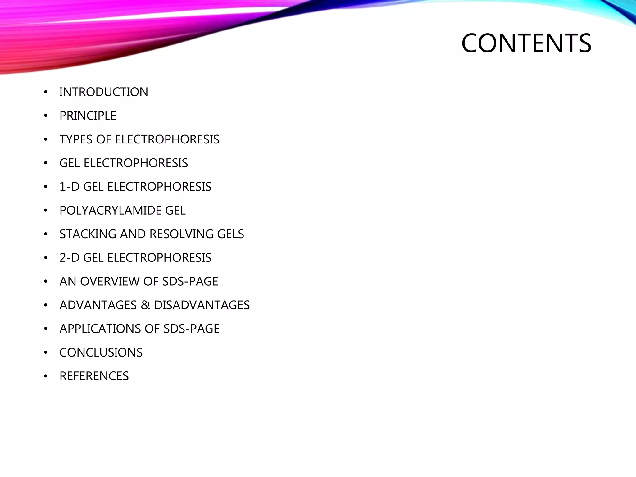 Introduction, Principle, Instrumentation and Applications of SDS-PAGE ...