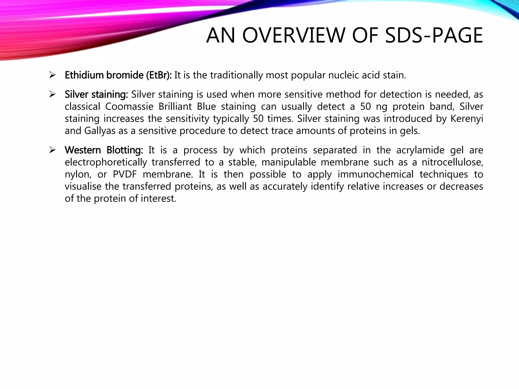 Introduction, Principle, Instrumentation and Applications of SDS-PAGE ...