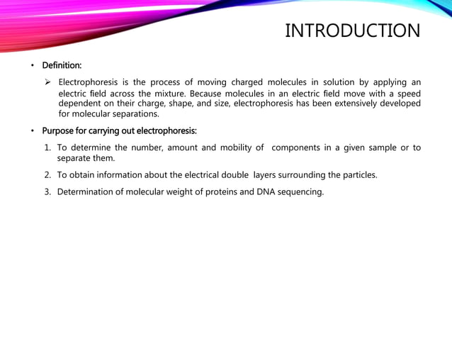 Introduction, Principle, Instrumentation and Applications of SDS-PAGE ...