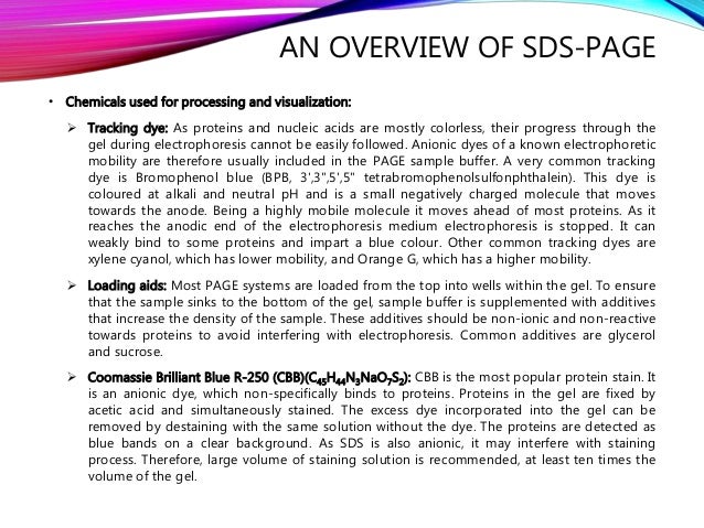 Introduction, Principle, Instrumentation and Applications of SDS-PAGE