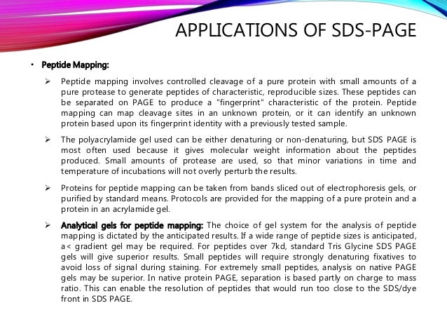 Introduction, Principle, Instrumentation and Applications of SDS-PAGE