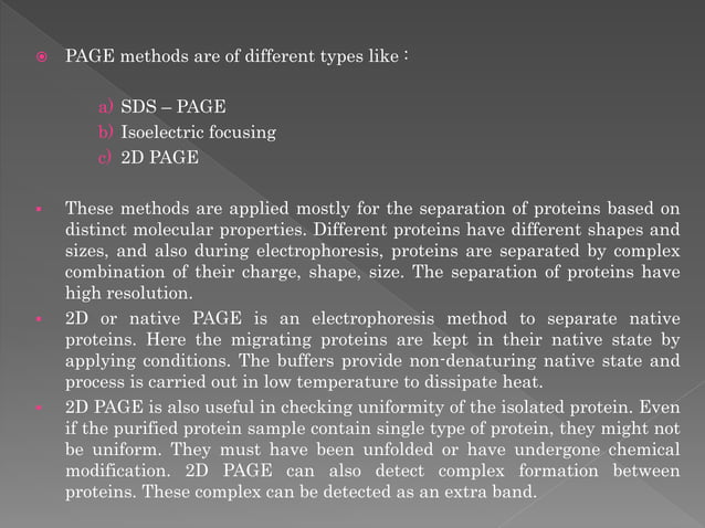 ELECTROPHORESIS AND SDS PAGE ELECTROPHORESIS | PPTX