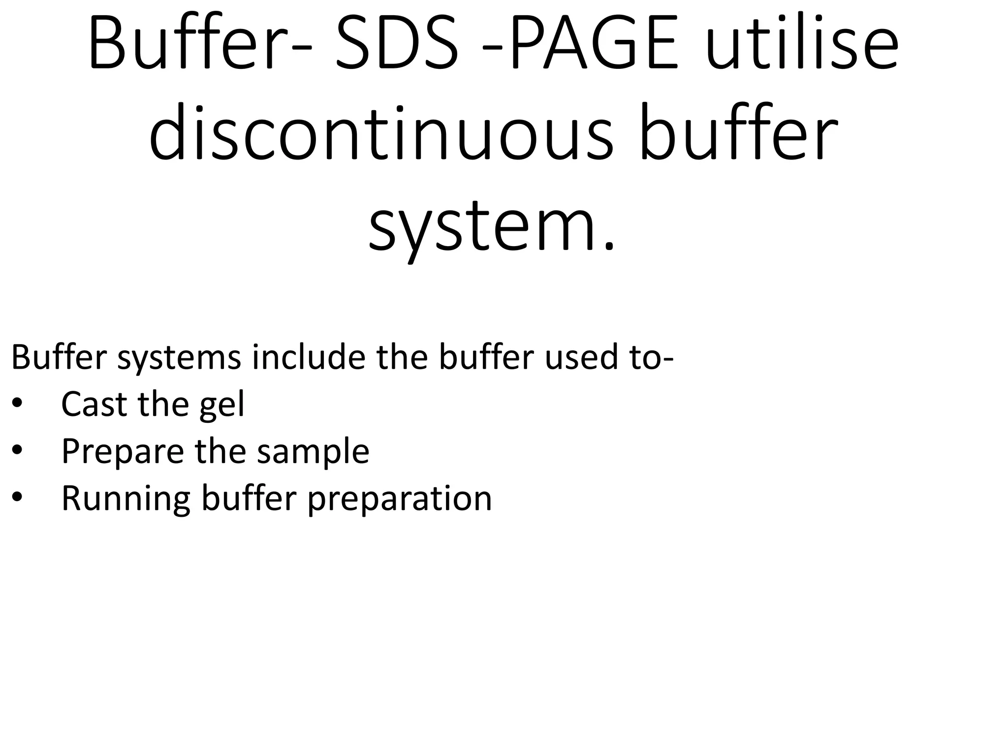 Sds page electrophoresis | PPTX