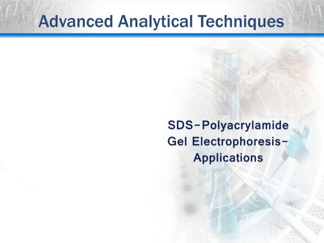 Sds page (sds-polyacrylamide gel electrophoresis- ) | PPT