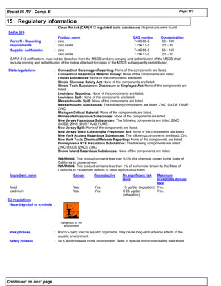 Sds resist 86 av - comp. b - marine protective - english (us) - united ...