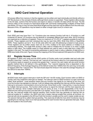 Sd sdio specsv1 | PDF