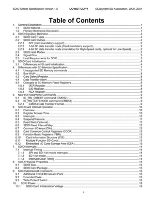 Sd sdio specsv1 | PDF