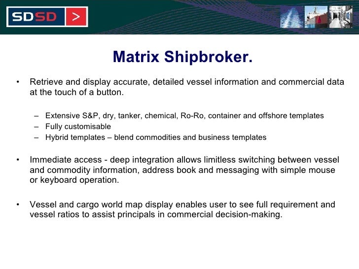Sdsd Matrix Demo Positioning Presentation