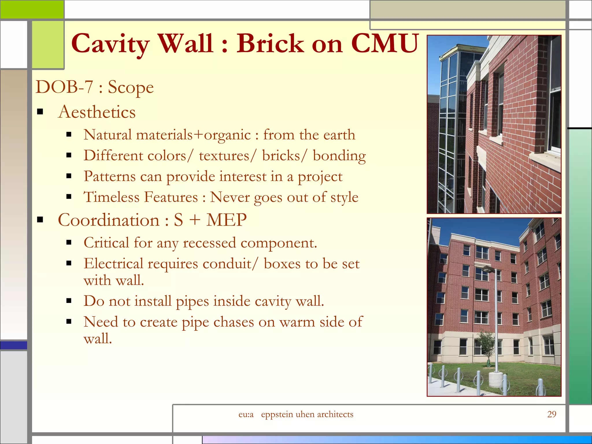 Detailing : Exterior Wall Assemblies | PPS