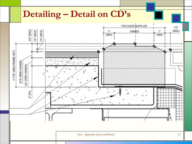Detailing : Floor Assemblies | PPS