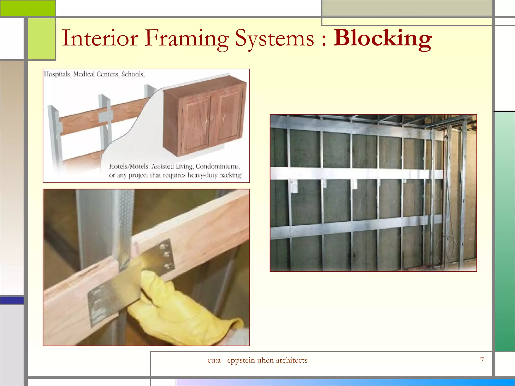 Detailing : Interior Wall Assemblies | PPS