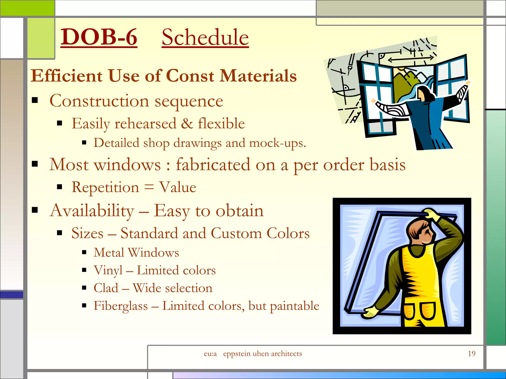 Detailing : Opening Assemblies | PPS