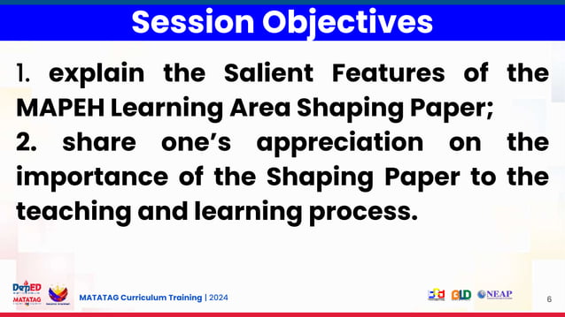 SD_Session 3_Walkthrough of MAPEH Shaping Paper.pptx | Professional ...