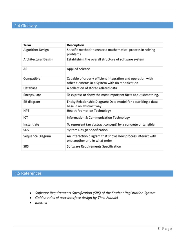 Example for SDS document in Software engineering | PDF | Databases | Computer Software and ...