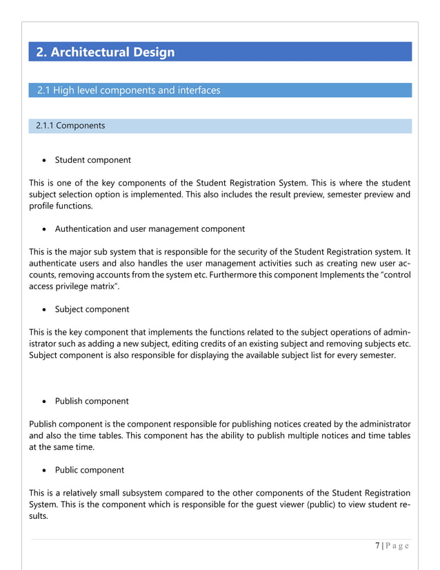 Example for SDS document in Software engineering | PDF | Databases ...