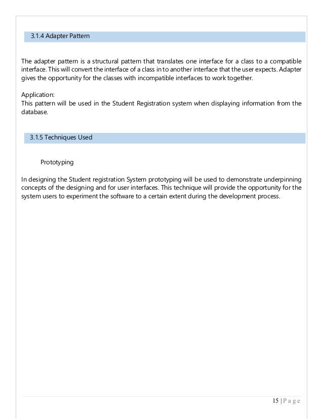 Example For Sds Document In Software Engineering