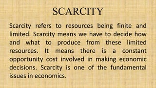 supply, demand and scarcity | PPT