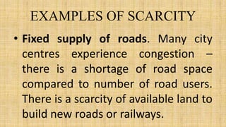 supply, demand and scarcity | PPT