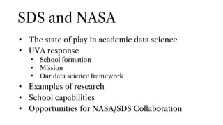 The UVA School of Data Science | PPT