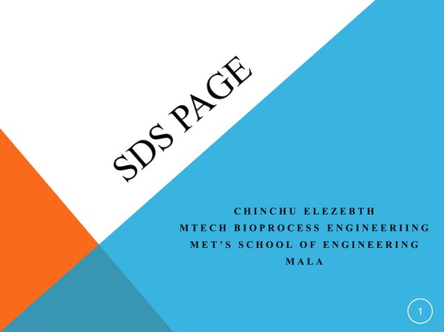 Sds page | PPT