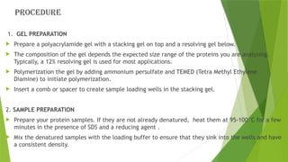 SDS PAGE.pptx sodium dodecyl sulfate PAGE | PPT