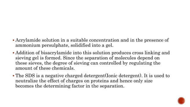 SDS PAGE assignment.pptx | Chemistry | Science