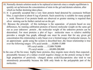 Sds poly acryl amide gel electrophoresis of proteins | PPT