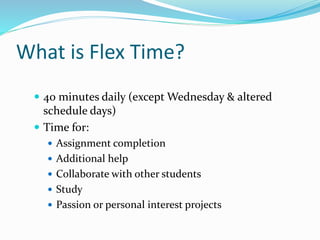 SDSS Flex Time | PPTX