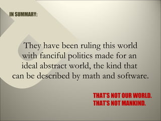 States of Artificial Disasters: the path to Crisis | PPT