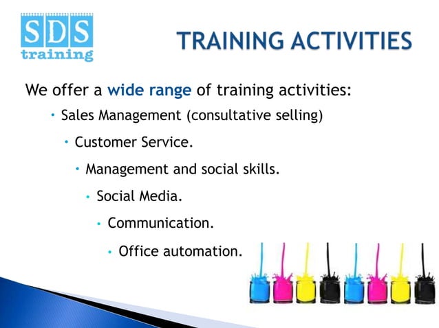 SDS training Training, recruitment and consultancy | PPT