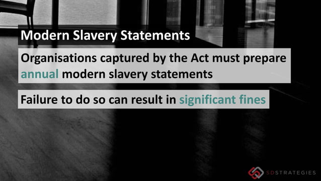 Australian Modern Slavery Act - explainer | PPTX