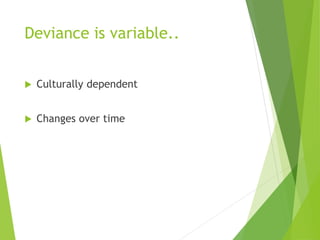 SDSW Week 1-3 Introduction to Social Deviancy and Types of Deviance.pptx