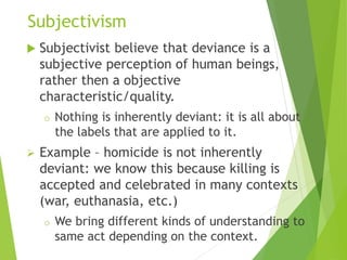 SDSW Week 1-3 Introduction to Social Deviancy and Types of Deviance.pptx