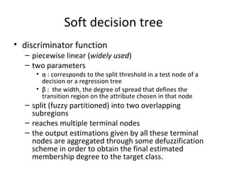 模糊决策树—Soft decision tree | PPT | Computer Software and Applications | Computing
