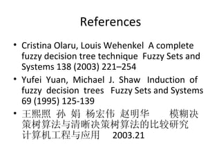 模糊决策树—Soft decision tree | PPT | Computer Software and Applications | Computing