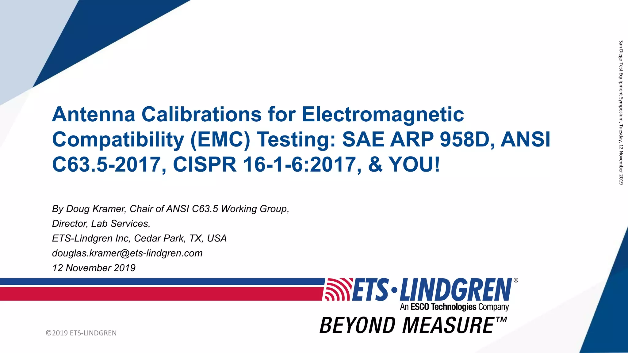 Antenna Calibration for Electromagnetic Compatibility (EMC) Testing | PDF