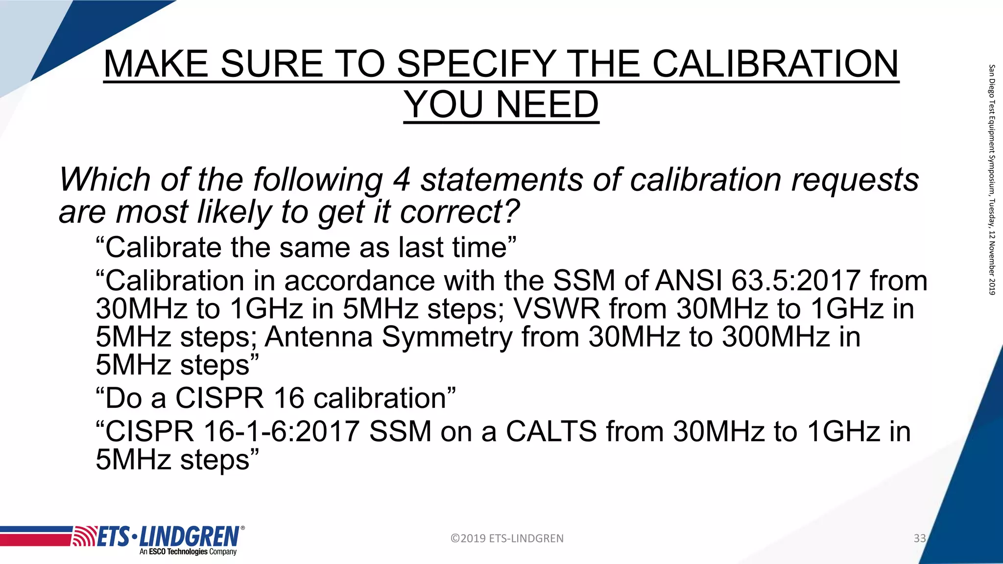 Antenna Calibration for Electromagnetic Compatibility (EMC) Testing | PDF