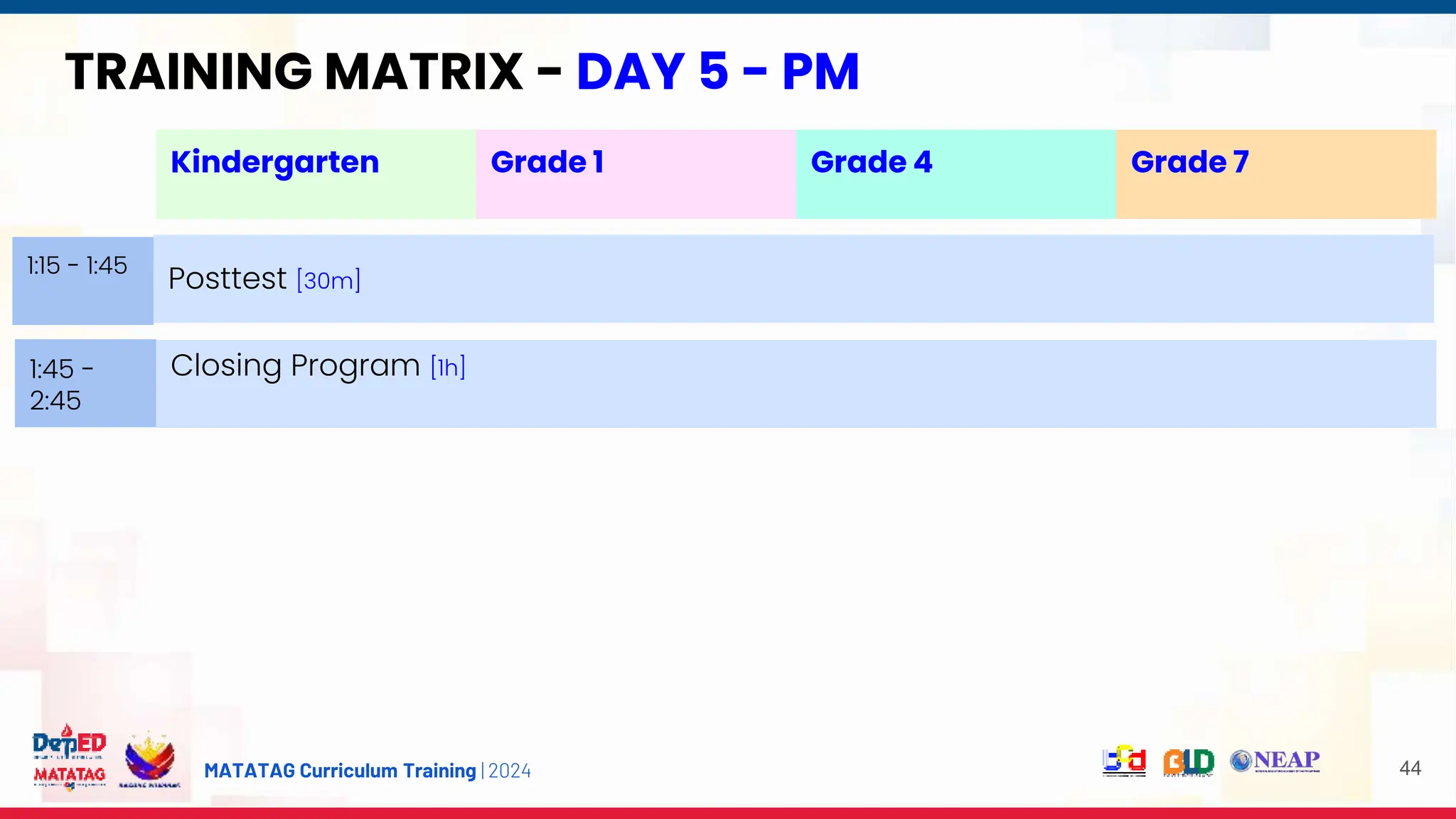 SD_The MATATAG Curriculum Training Design.pptx