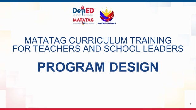 SD_The MATATAG Curriculum Training Design.pptx