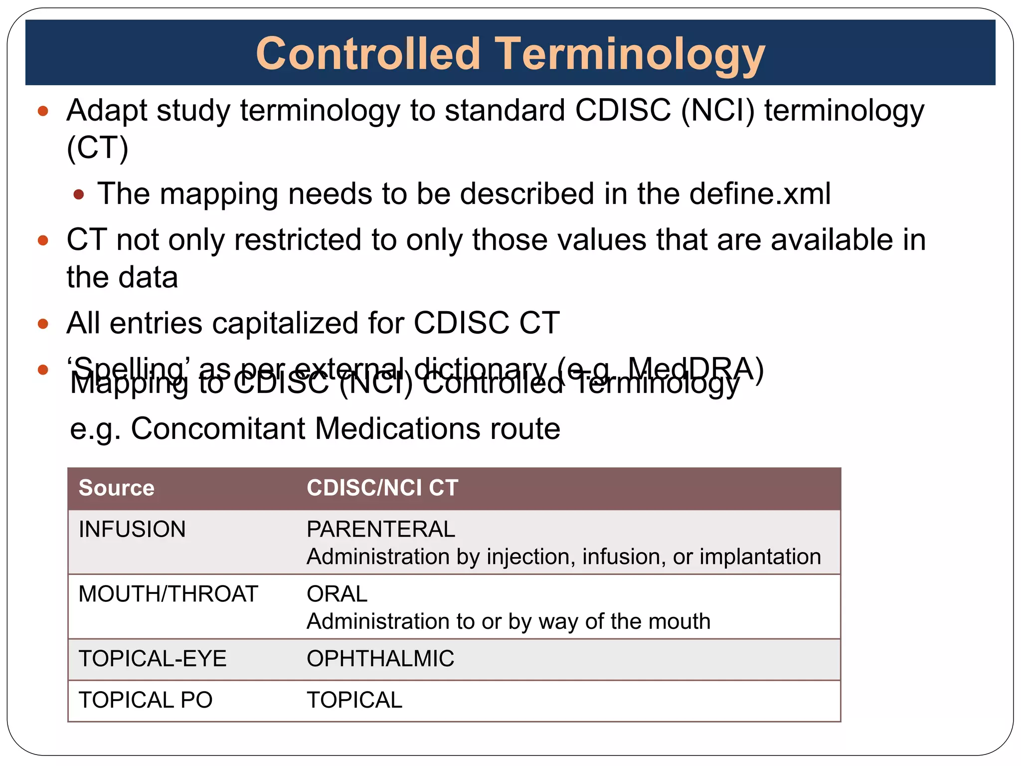 SDTM (Study Data Tabulation Model) | PPTX