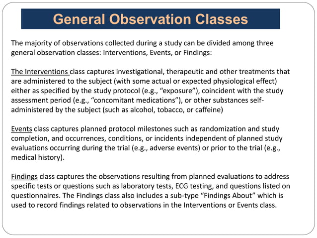 SDTM (Study Data Tabulation Model) | PPTX