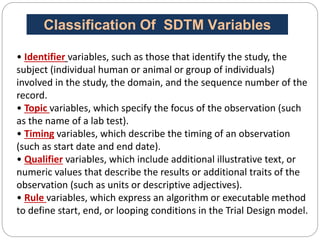 SDTM (Study Data Tabulation Model) | PPTX