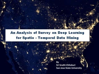 Spatio Temporal Data Mining | PPTX