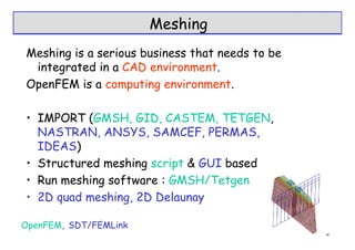 Structural Dynamics Toolbox and OpenFEM, a technical overview | PDF